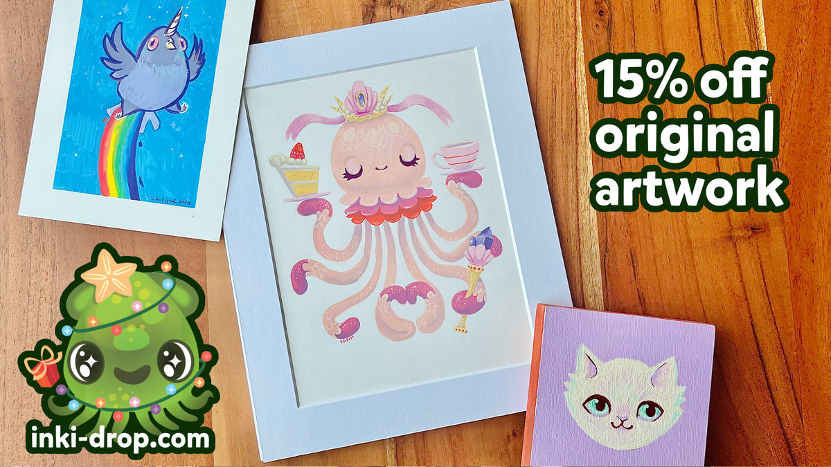 inki-Drop - Ocean-Inspired Cute Plush, Pins & Gifts!